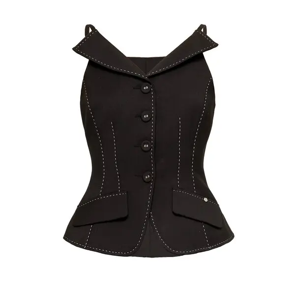 NISSA Single-breasted Tailored Vest