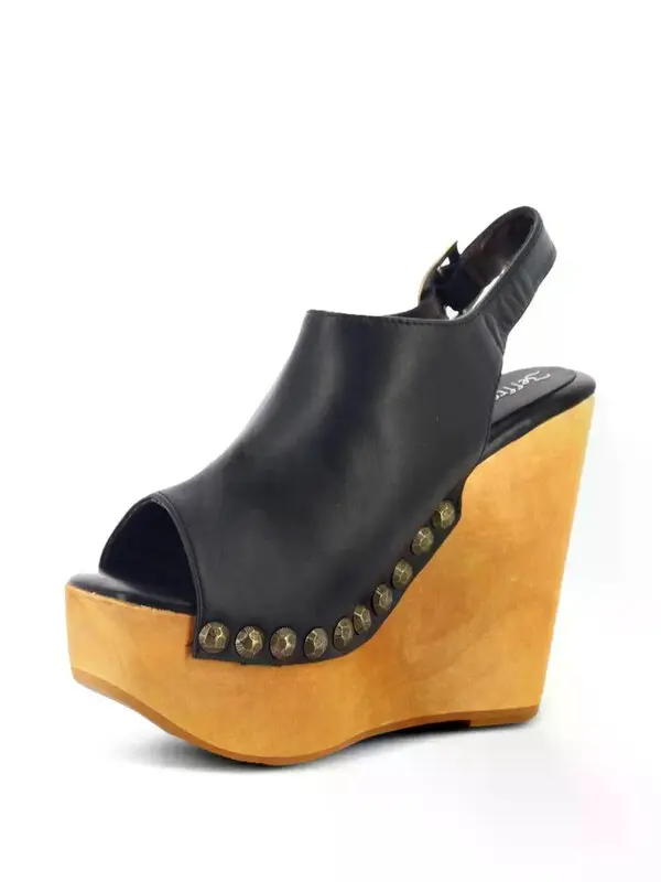 Jeffrey Campbell Snick Platform Sandals - Black
