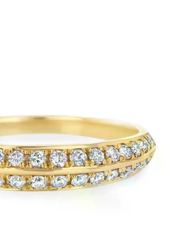 Lizzie Mandler Crescent Diamond Ring - Gold