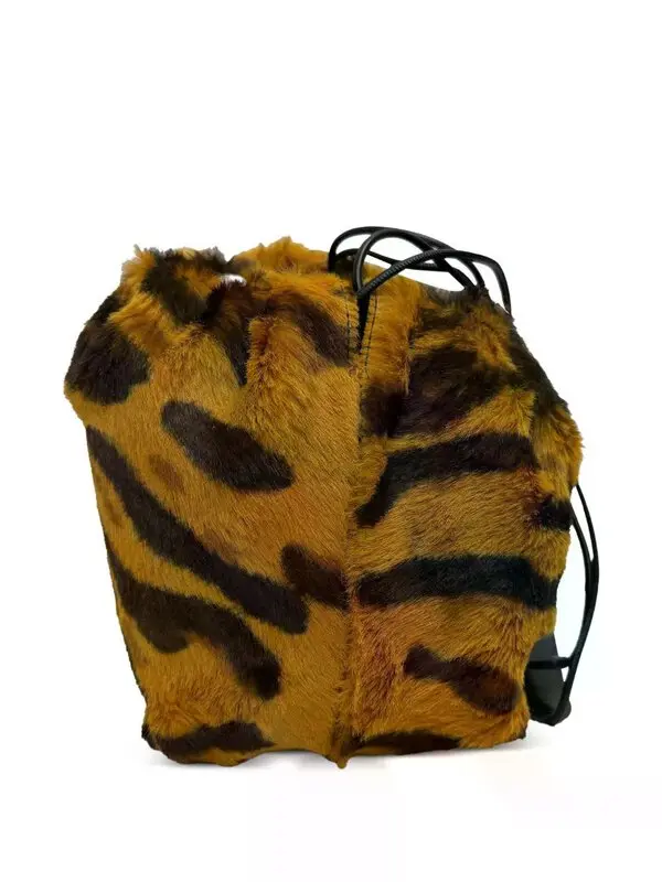 JIL SANDER Tiger-print Bucket Bag