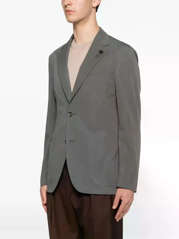 LARDINI Notch-lapel Single-breasted Blazer