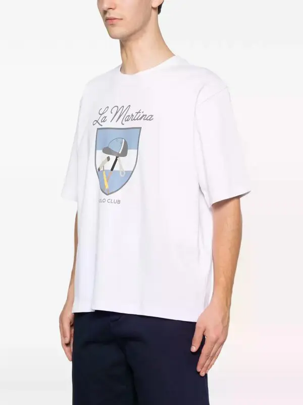 LA MARTINA Logo-print T-shirt