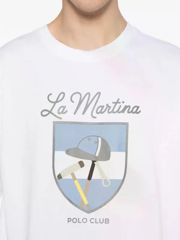 LA MARTINA Logo-print T-shirt
