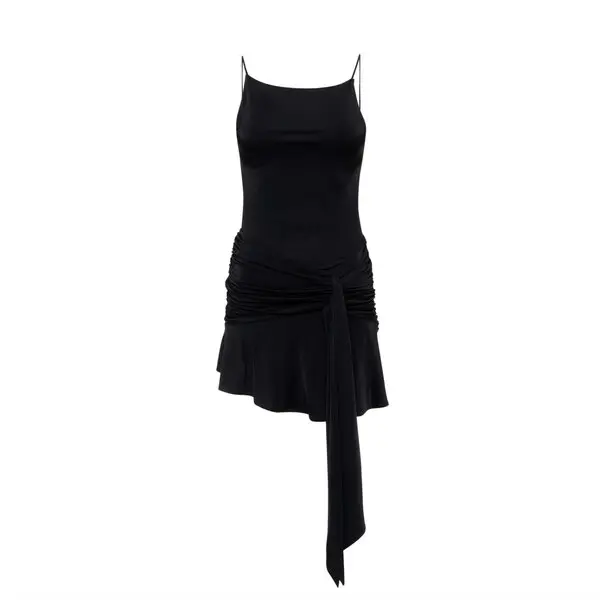 Sélone Aris Draped Open-back Dress