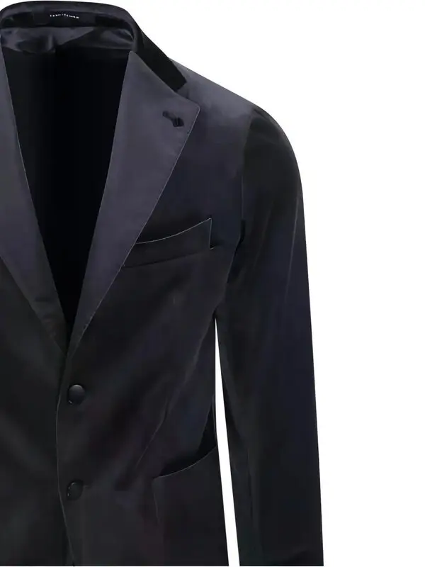 Tagliatore Notched-lapels Blazer - Blue