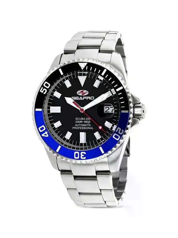 SEAPRO Scuba 200 44mm Watch - Black