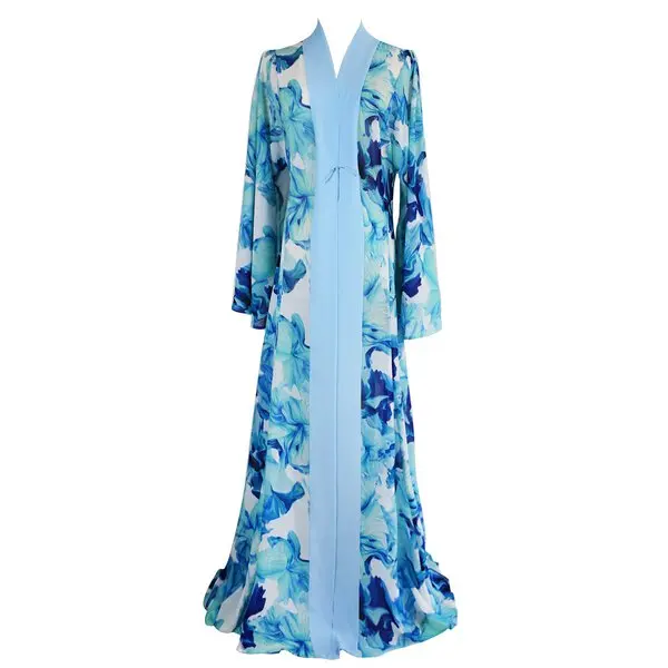 AK ROYALTY RESORTWEAR Carol Kimono - Blue