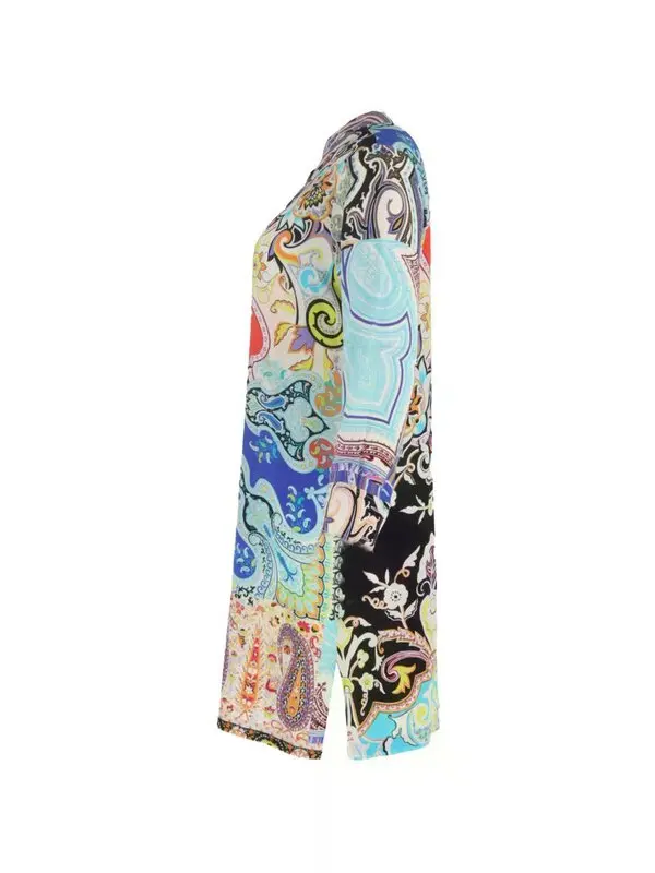 Etro Vintage Printed Silk Dress