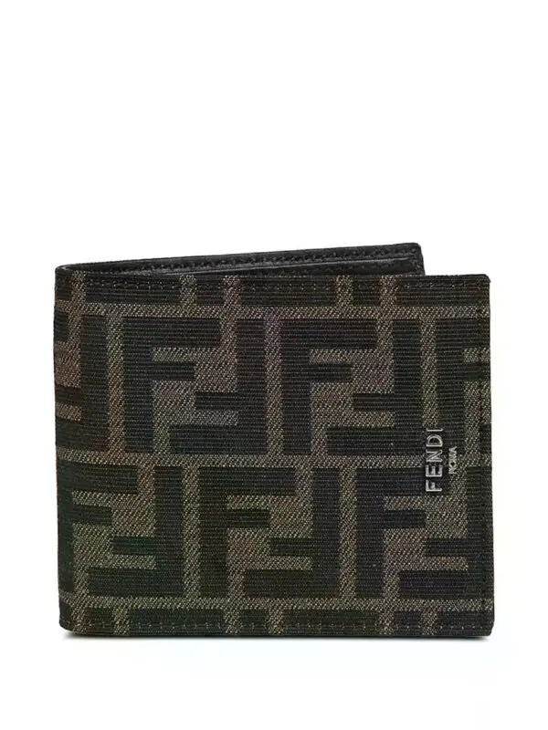 Fendi Ff Logo Bi-fold Wallet - Brown