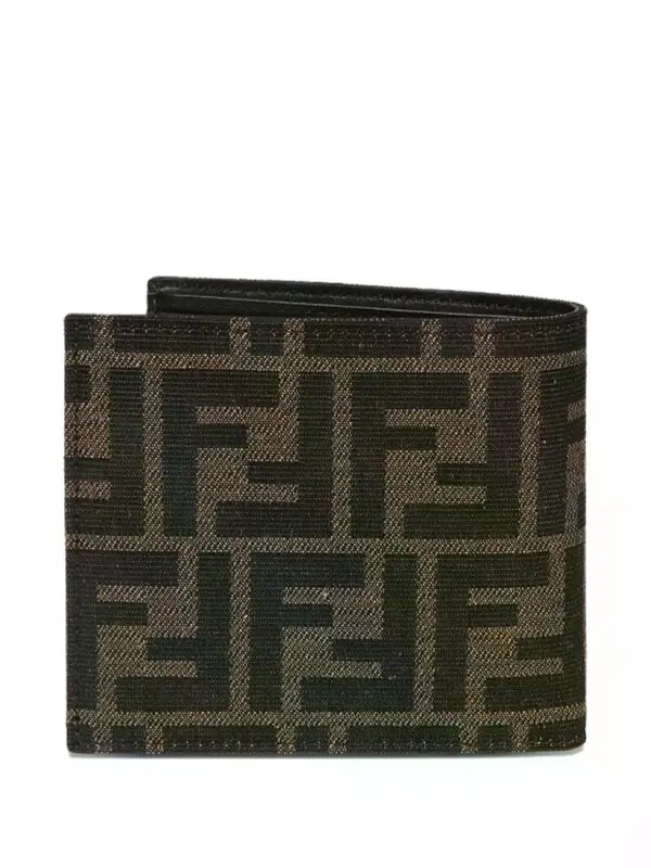 Fendi Ff Logo Bi-fold Wallet - Brown