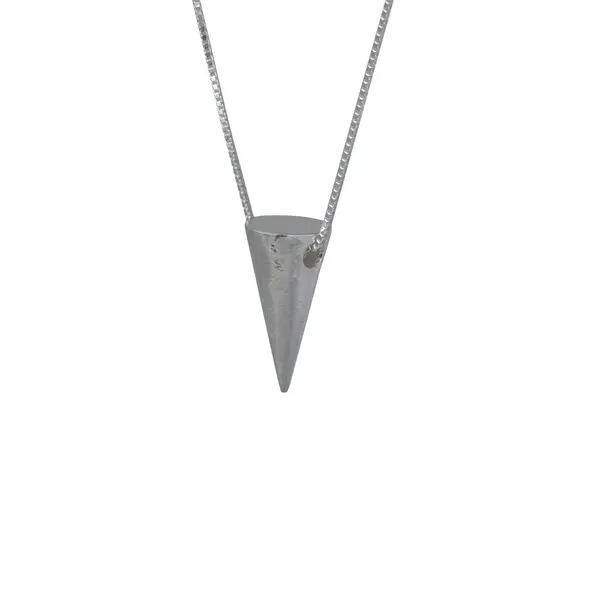 EDGE ONLY Cone Pendant - Silver