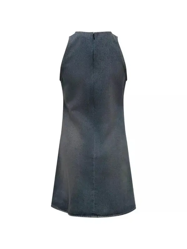 COURREGES Heritage A-line Mini Dress - Blue