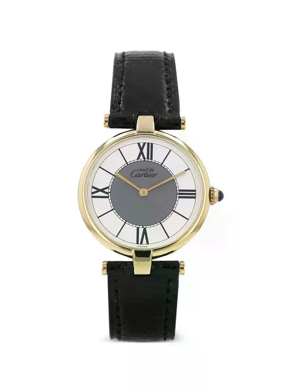 CARTIER 1990s Must Vendôme 30mm Watch - White