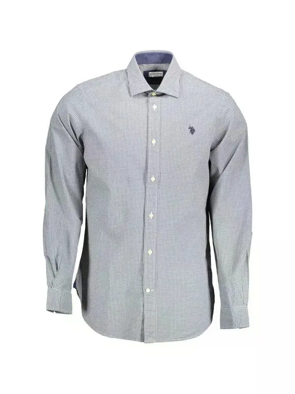 U.s. Polo Assn. Gingham-check Long-sleeved Shirt