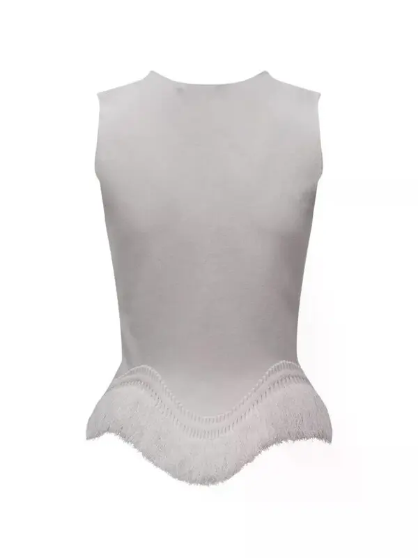 Ulla Johnson Koa Fringed-trim Top