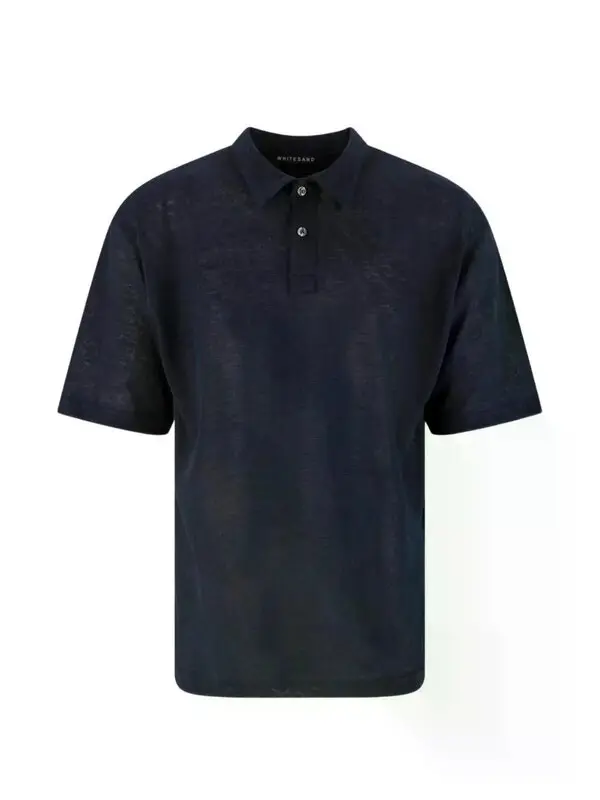 WHITE SAND Short-sleeve Polo Shirt