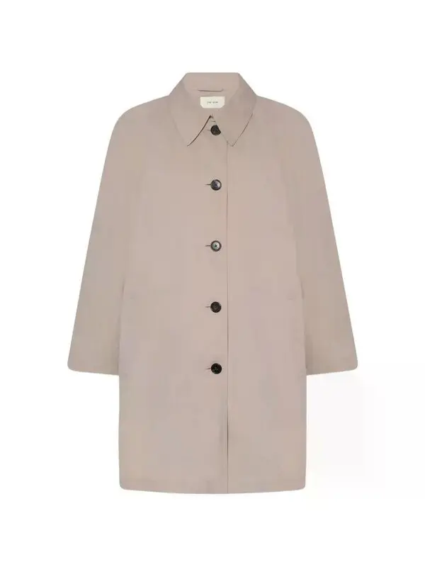 THE ROW Hawkins Raglan-sleeve Single-breasted Coat - Neutrals
