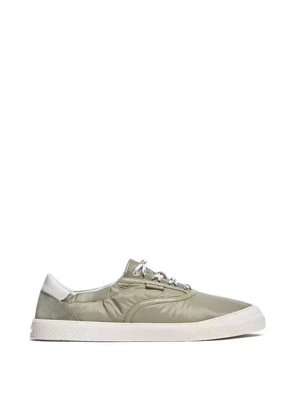 Moncler Panelled Low Top Sneakers - Green