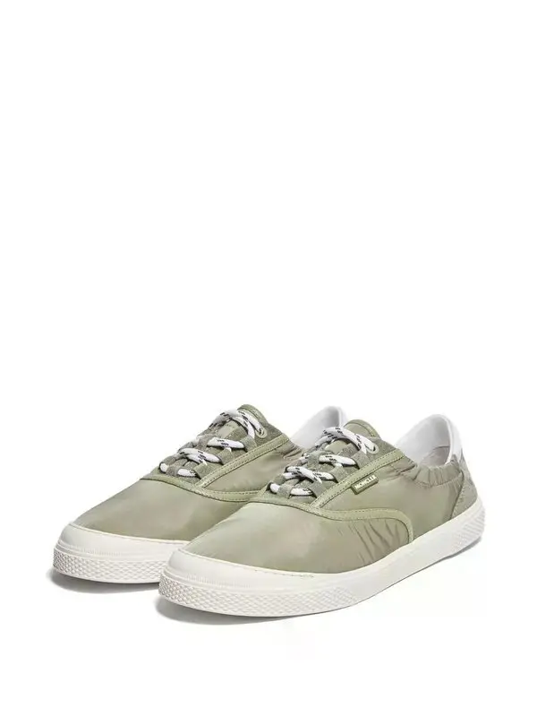 Moncler Panelled Low Top Sneakers - Green