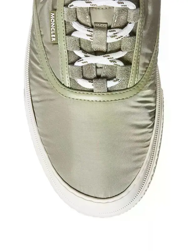 Moncler Panelled Low Top Sneakers - Green
