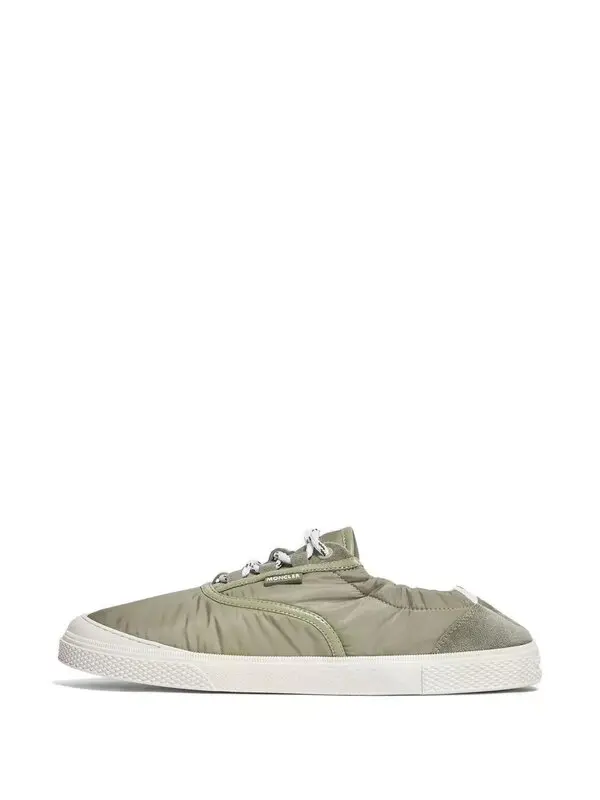 Moncler Panelled Low Top Sneakers - Green