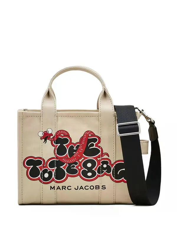 Marc Jacobs Snake-print Tote Bag - Neutrals