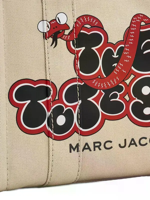 Marc Jacobs Snake-print Tote Bag - Neutrals