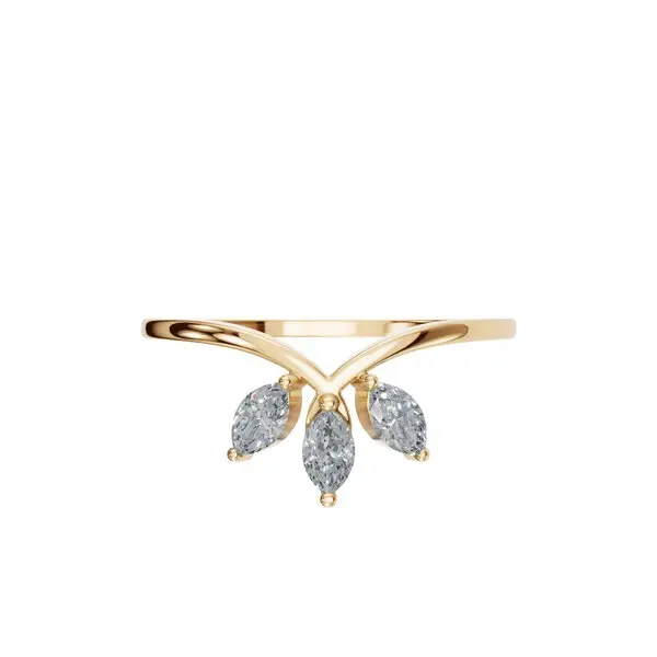 AYA FINE JEWELRY Eighteen-kt Gold Marquise Diamond Ring - Yellow