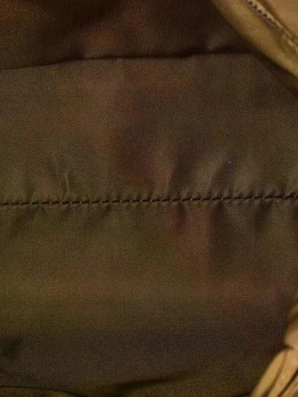 Prada Double Buckle Flap Messenger Bag Re-nylon With Nappa Leather Small Crossbody Bag - Brown