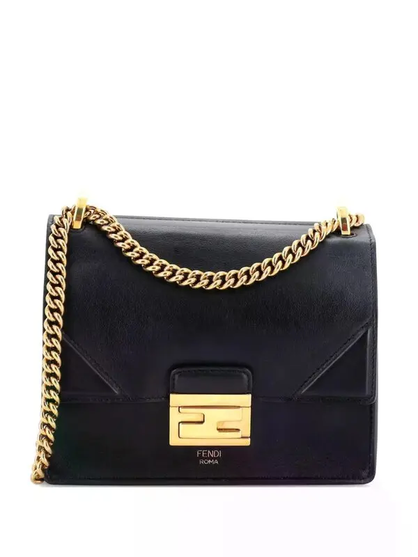 Fendi Kan U Shoulder Bag - Black