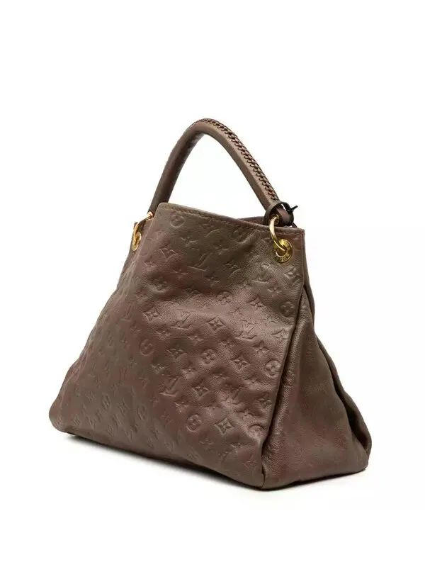 LOUIS VUITTON 2010 Monogram Empreinte Artsy Mm Hobo Bag - Brown