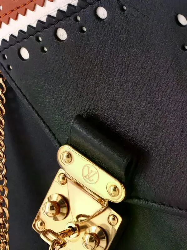LOUIS VUITTON Pochette Metis Limited Edition Brogue Reverse Monogram Canvas And Leather Crossbody Bag - Black
