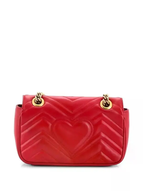 Gucci Gg Marmont Mini Crossbody Bag - Red