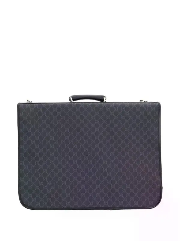 Gucci Retro Interlocking G Garment Bag Gg Coated Canvas - Black