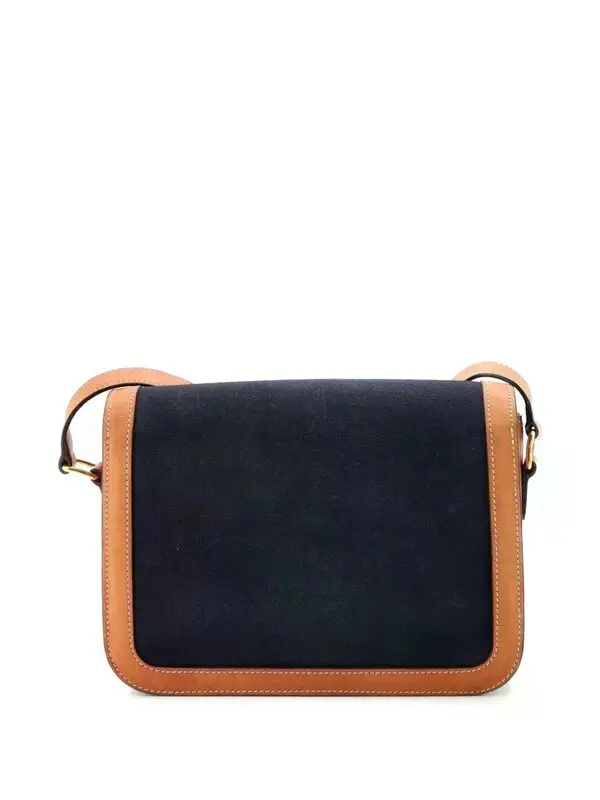 Celine Triomphe Canvas Shoulder Bag - Blue
