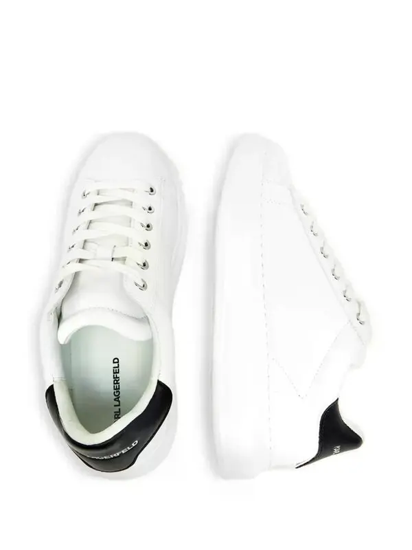 Karl Lagerfeld Icon Charm Detail Sneakers - White