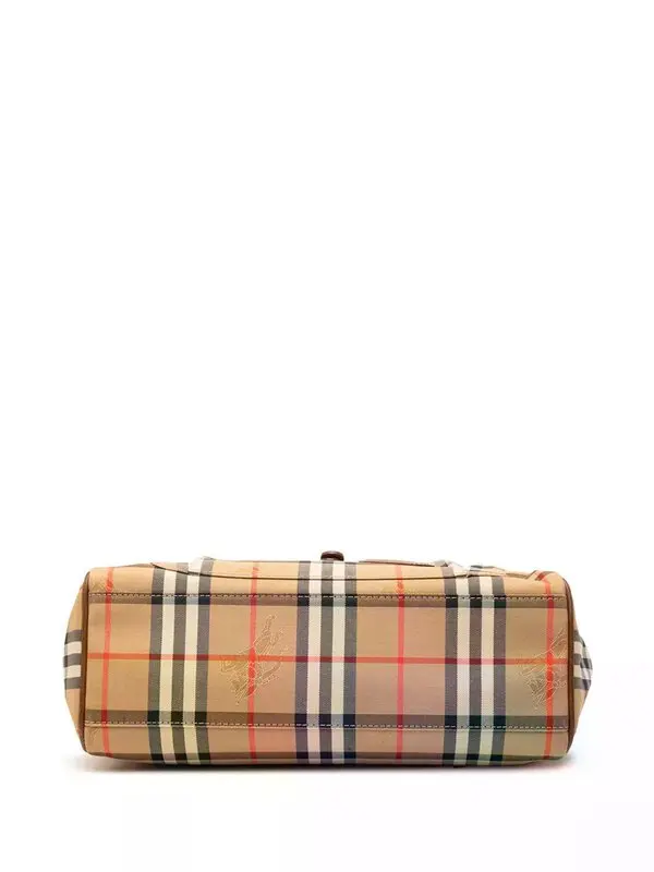 Burberry Haymarket Check Canvas Tote Bag