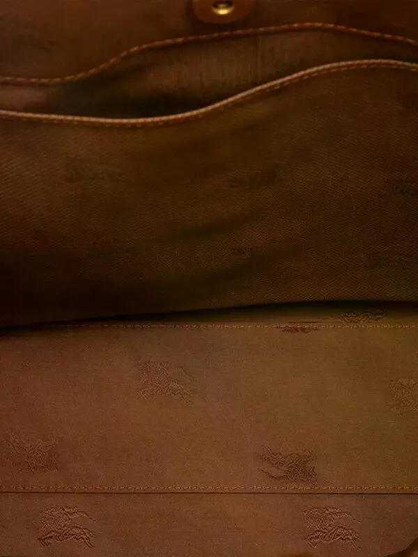 Burberry Haymarket Check Canvas Tote Bag