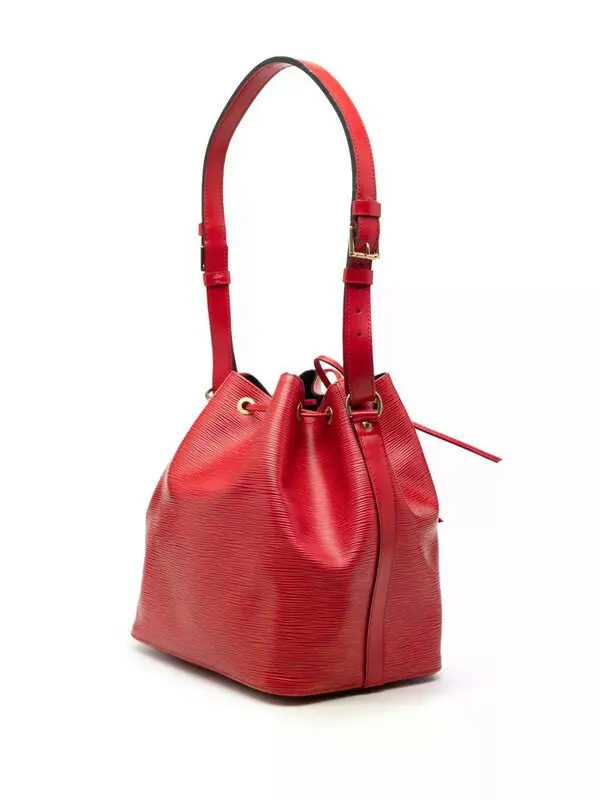 LOUIS VUITTON 1994 Epi Petit Noe Bucket Bag - Red