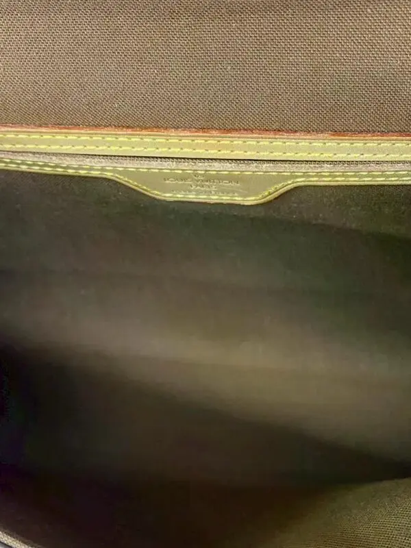 LOUIS VUITTON 1999 Monogram Bel Air Business Bag - Brown