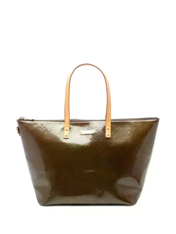LOUIS VUITTON Monogram Vernis Bellevue Gm Tote Bag - Brown