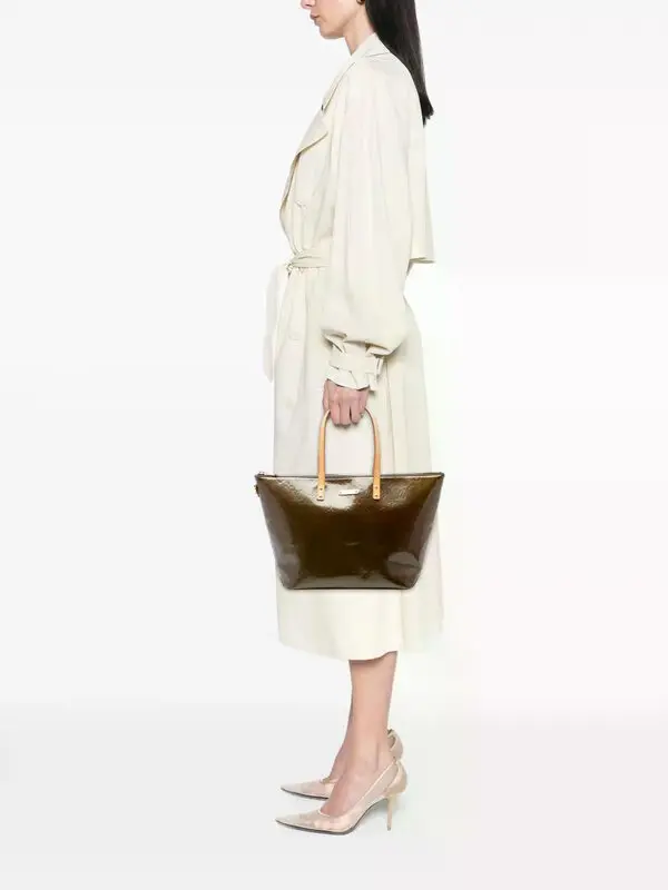 LOUIS VUITTON Monogram Vernis Bellevue Gm Tote Bag - Brown