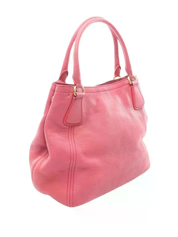 Prada 2010-2026 Vitello Daino Open Convertible Tote Satchel
