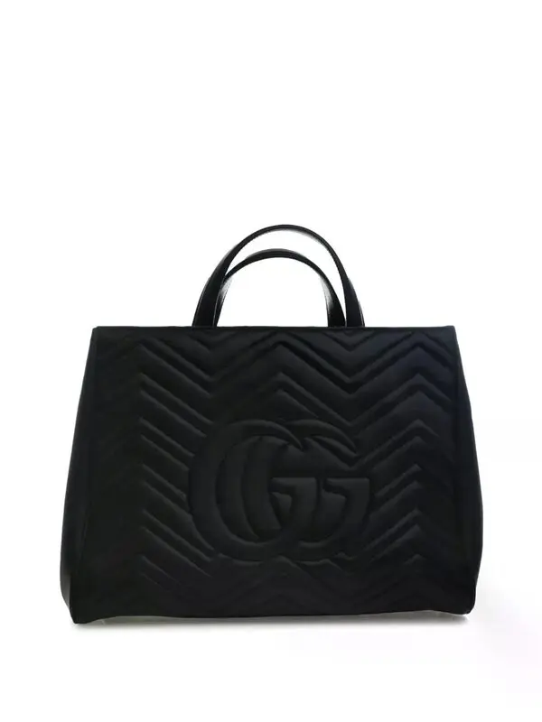 Gucci Medium Gg Marmont Matelasse Calfskin Satchel