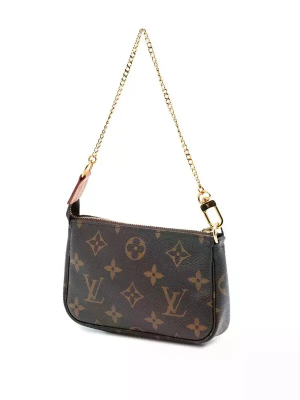 LOUIS VUITTON 2019 Monogram Mini Pochette Accessoires - Brown