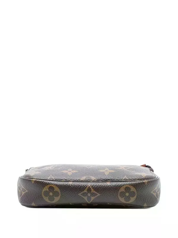 LOUIS VUITTON 2021 Monogram Mini Pochette Accessoires Handbag - Brown