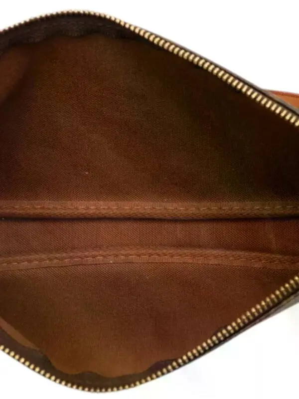LOUIS VUITTON 2003 Monogram Pochette Accessoires Shoulder Bag - Brown