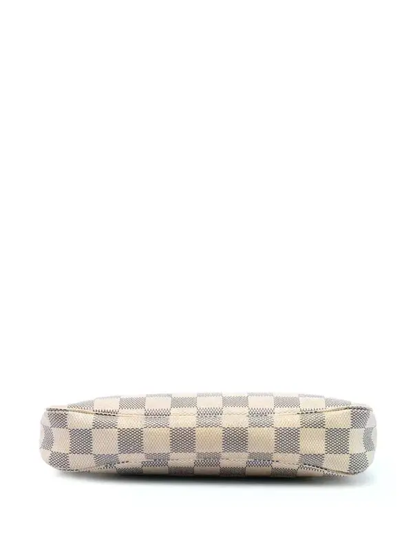 LOUIS VUITTON 2009 Damier Azur Pochette Accessoires Shoulder Bag - Blue