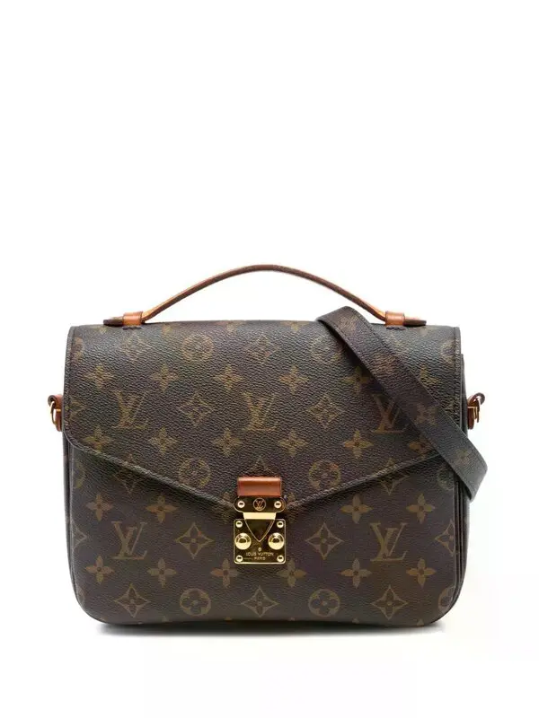 LOUIS VUITTON Monogram Pochette Metis - Brown