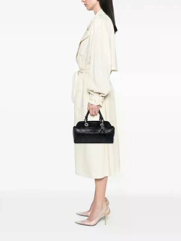 Dior 2007 Stitched Lambskin Cannage Handbag